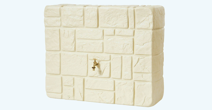 Muur Beige - Stijlvolle-Regentonnen.nl